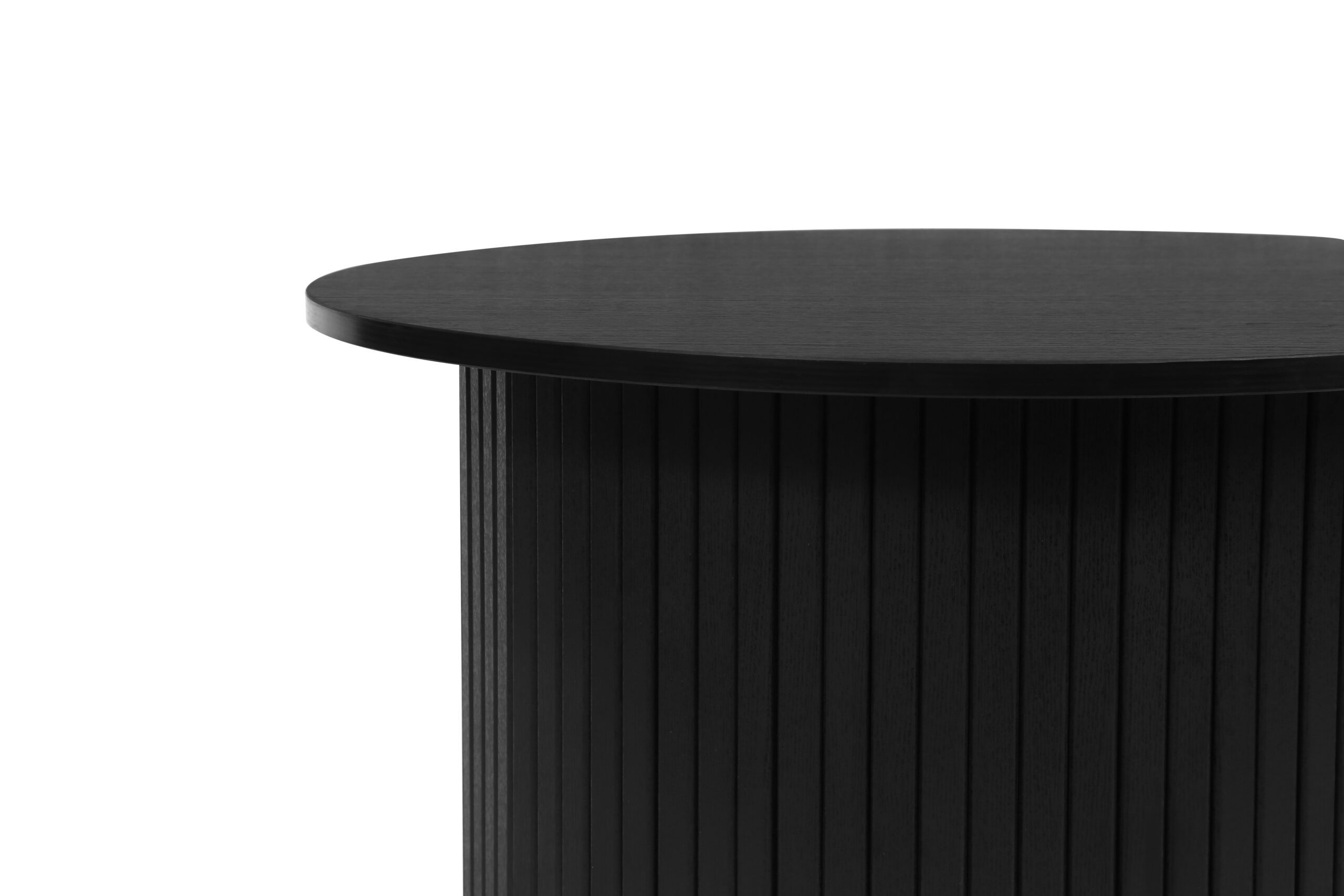 Axel Round Fluted Coffee Table | Beds Direct Warehouse